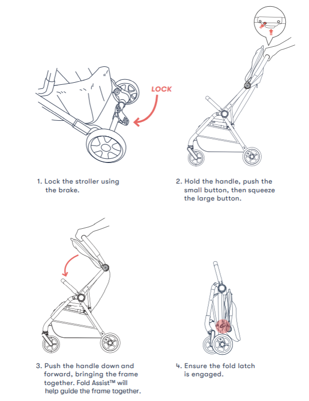 Folding your stroller – Colugo